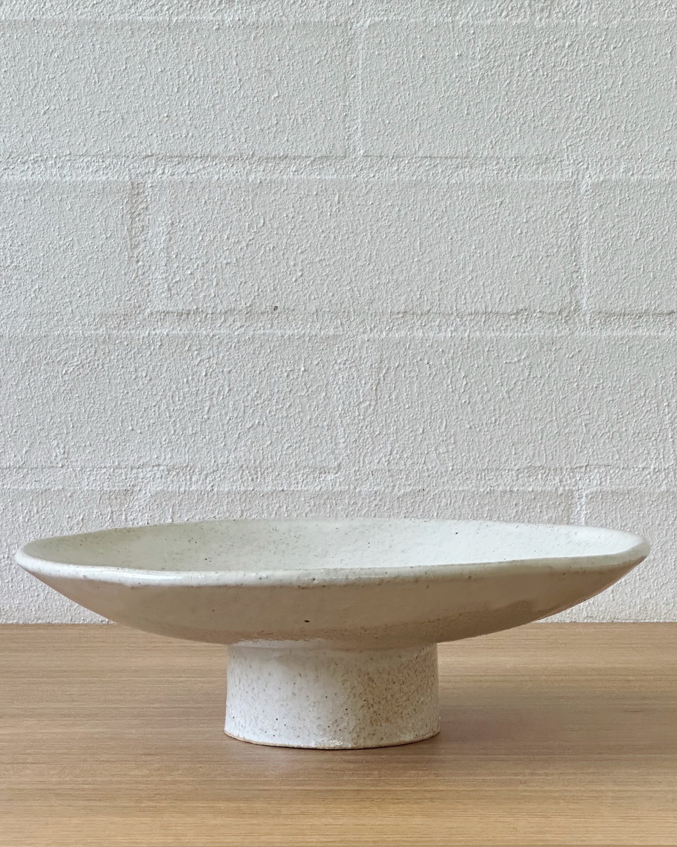 white fountain platter - medium – Jenn Johnston Ceramics
